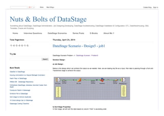 Data stage scenario design5 - job1 | PDF | Databases | Computer Software and Applications