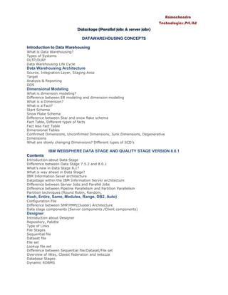 Datastage trining | PDF