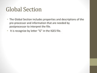 Data standard - IGES | PPTX