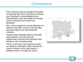 E&P data management: Implementing data standards | PPTX