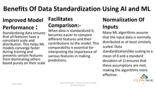 Data Standardization and Accelerated Study Setup: The Power of AI and ML | PPTX | Artificial ...