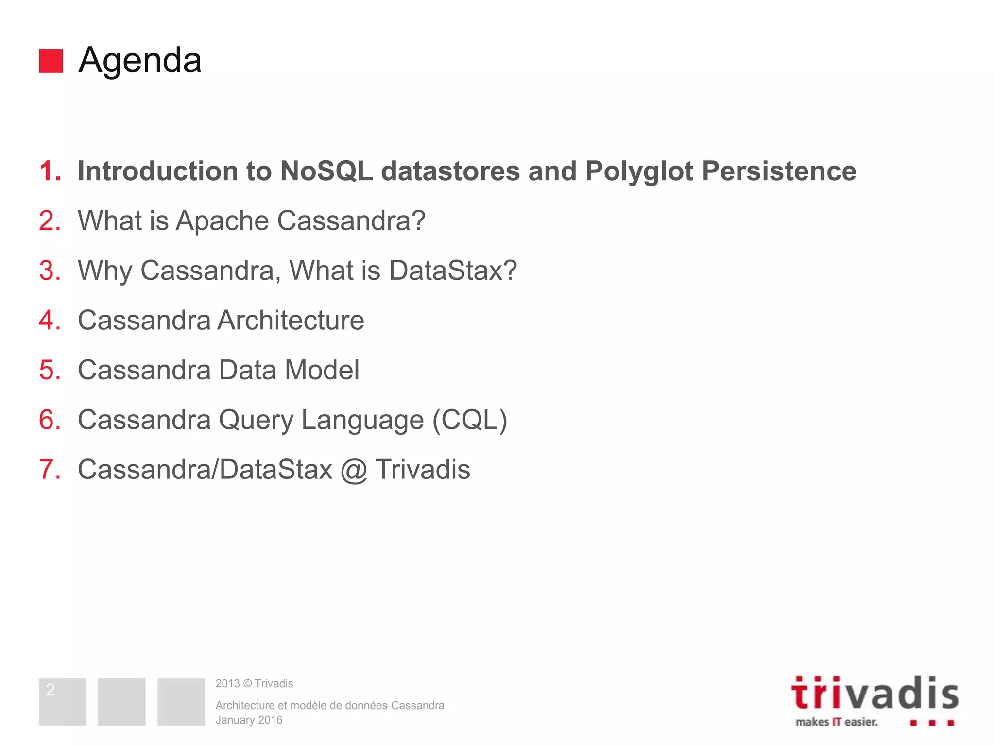 Introduction To Cassandra And Datastax Dse Pptx Databases Computer Software And Applications