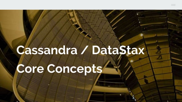 Datastax / Cassandra Modeling Strategies | PPT