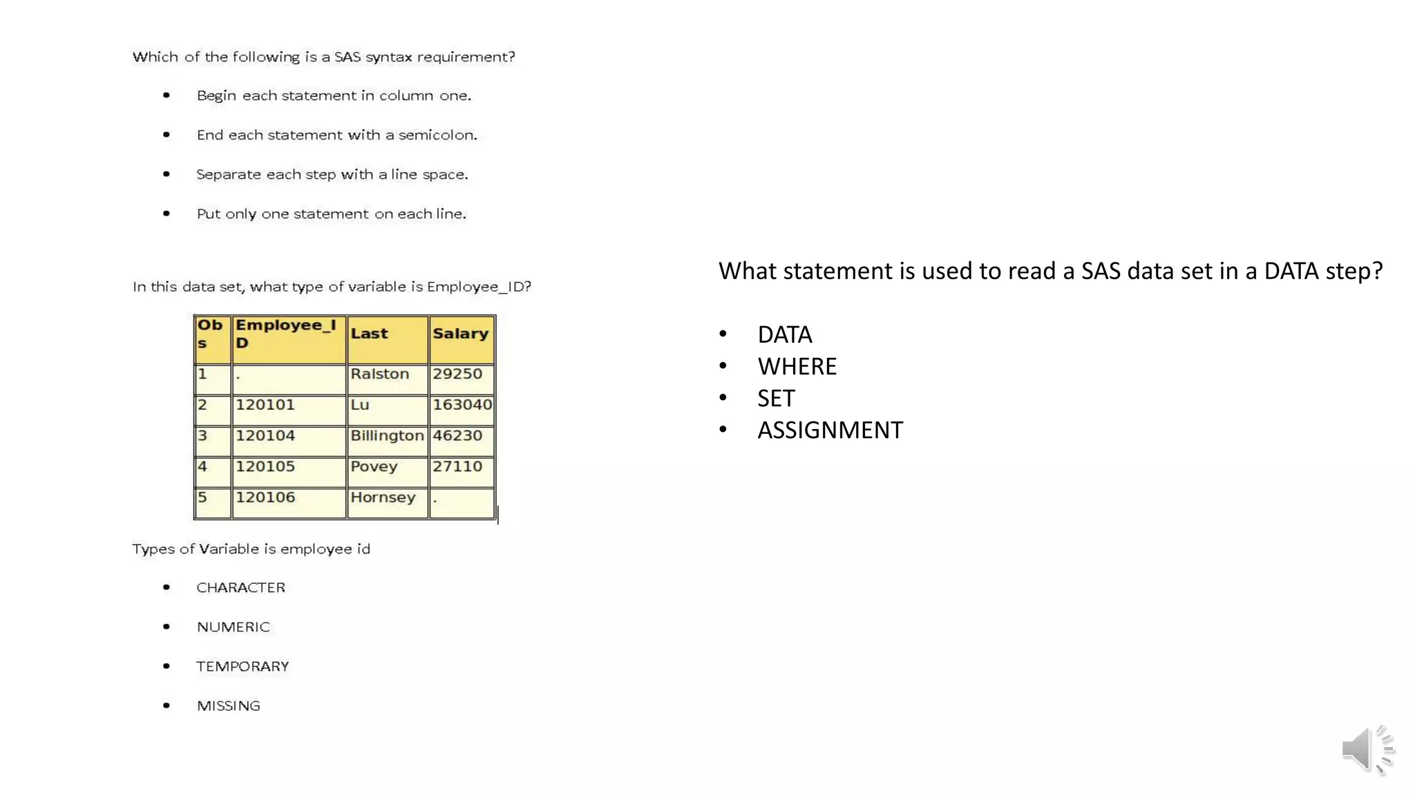 Data Step Fundamentals | PPT