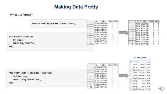 Data Step Fundamentals | PPT