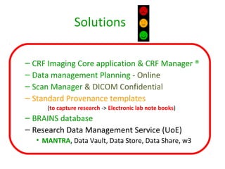 Data Management in Human Imaging | PPT