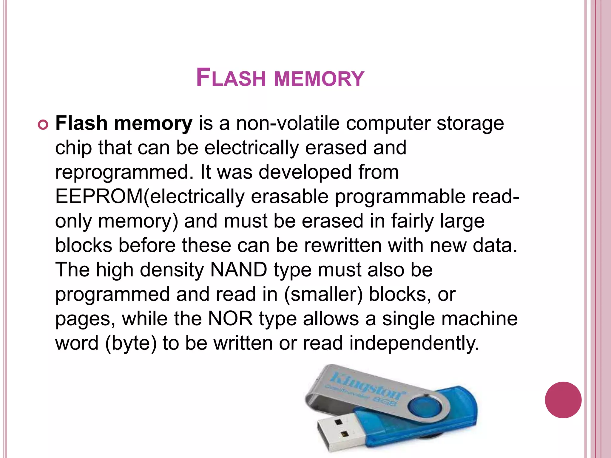 Data storage devices | PPTX