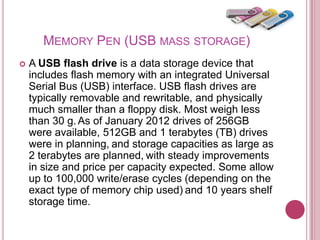 Data storage devices | PPTX