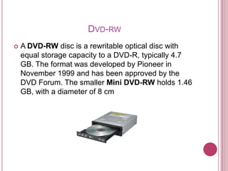 Data storage devices | PPTX
