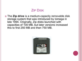 Data storage devices | PPTX