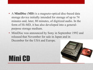 Data Storages Devices. L.A.Conti | PPT