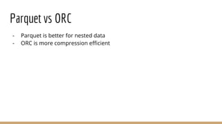 Data storage format in hdfs | PPTX | Computing | Technology & Computing