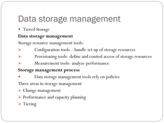 Data storage in cloud computing | PPT