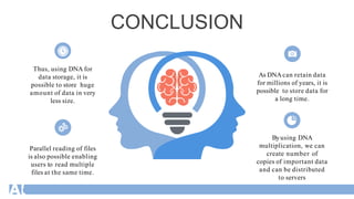 Datastorage in DNA | PPT
