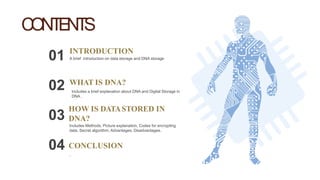Datastorage in DNA | PPT