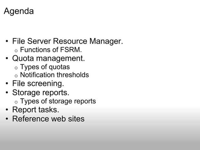 File System Resource Mangement | PPT