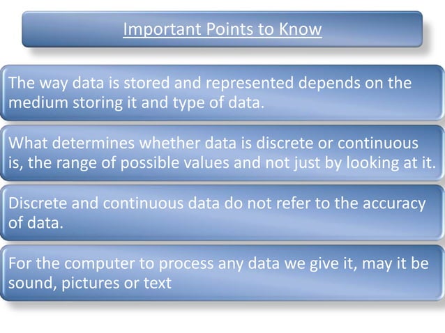 Data storage & representation | PPTX