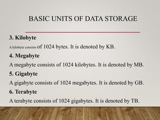 Data_Storage_Units_and_System_Components.pptx | Data Storage and ...