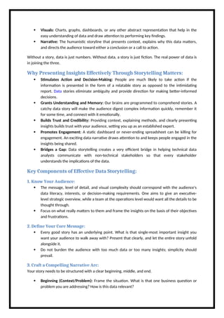 Data Storytelling - Presenting Insights Effectively.doc
