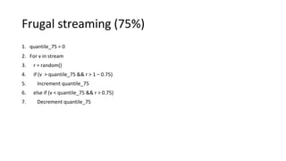 Data Streaming Algorithms | PDF | Computing | Technology & Computing