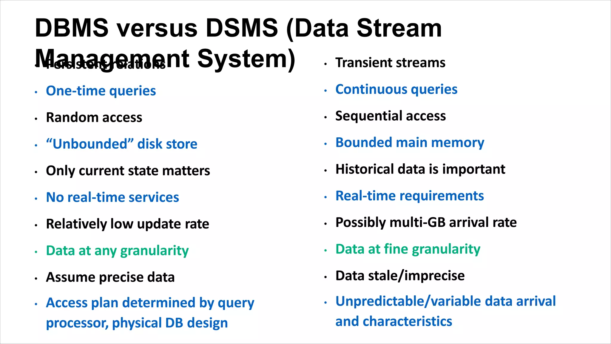 Datastream management system1 | PDF