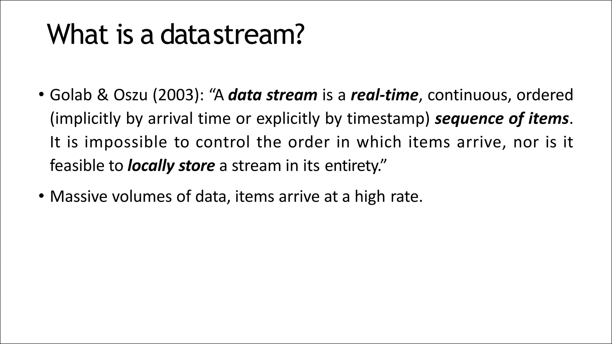Datastream management system1 | PDF
