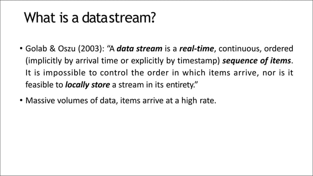 Datastream management system1 | PDF | Databases | Computer Software and Applications
