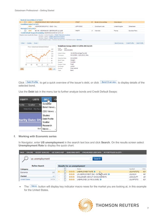 Datastream professional getting started guide | PDF