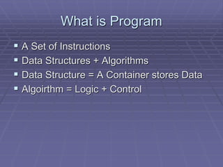BASICS OF DATA STRUCTURE | PPT