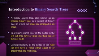 Binary search tree definition operation.pptx