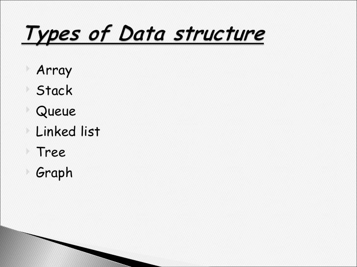 Data structure