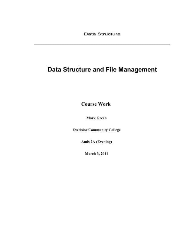 Data Structure Pdf