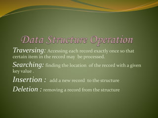 Data structure | PPTX