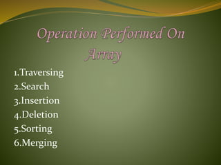 Data structure | PPTX