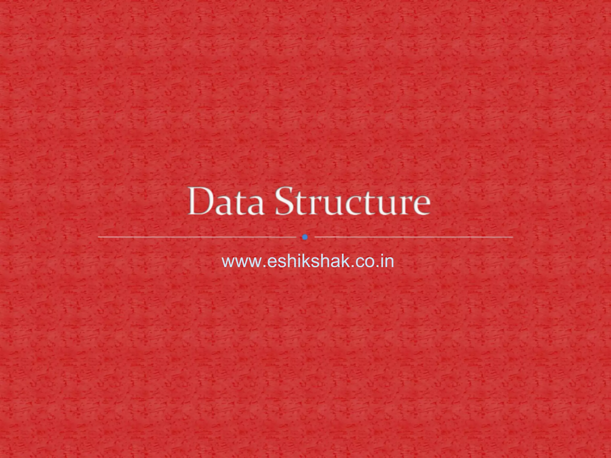 Data structure | PDF