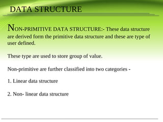 Data structure | PPT