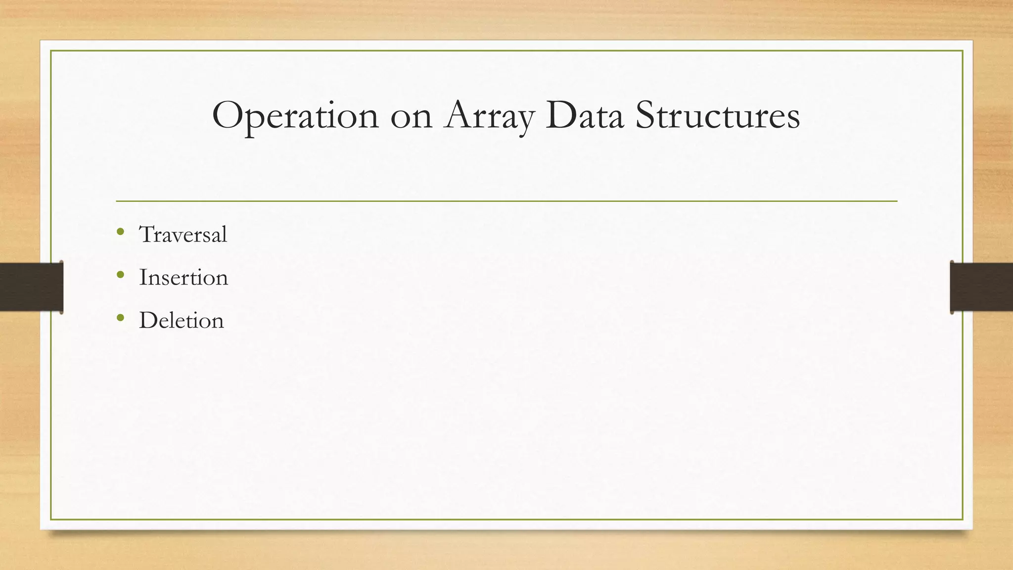 Data structure | PPT