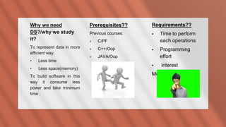 Data structure & Algorithm inro | PPTX