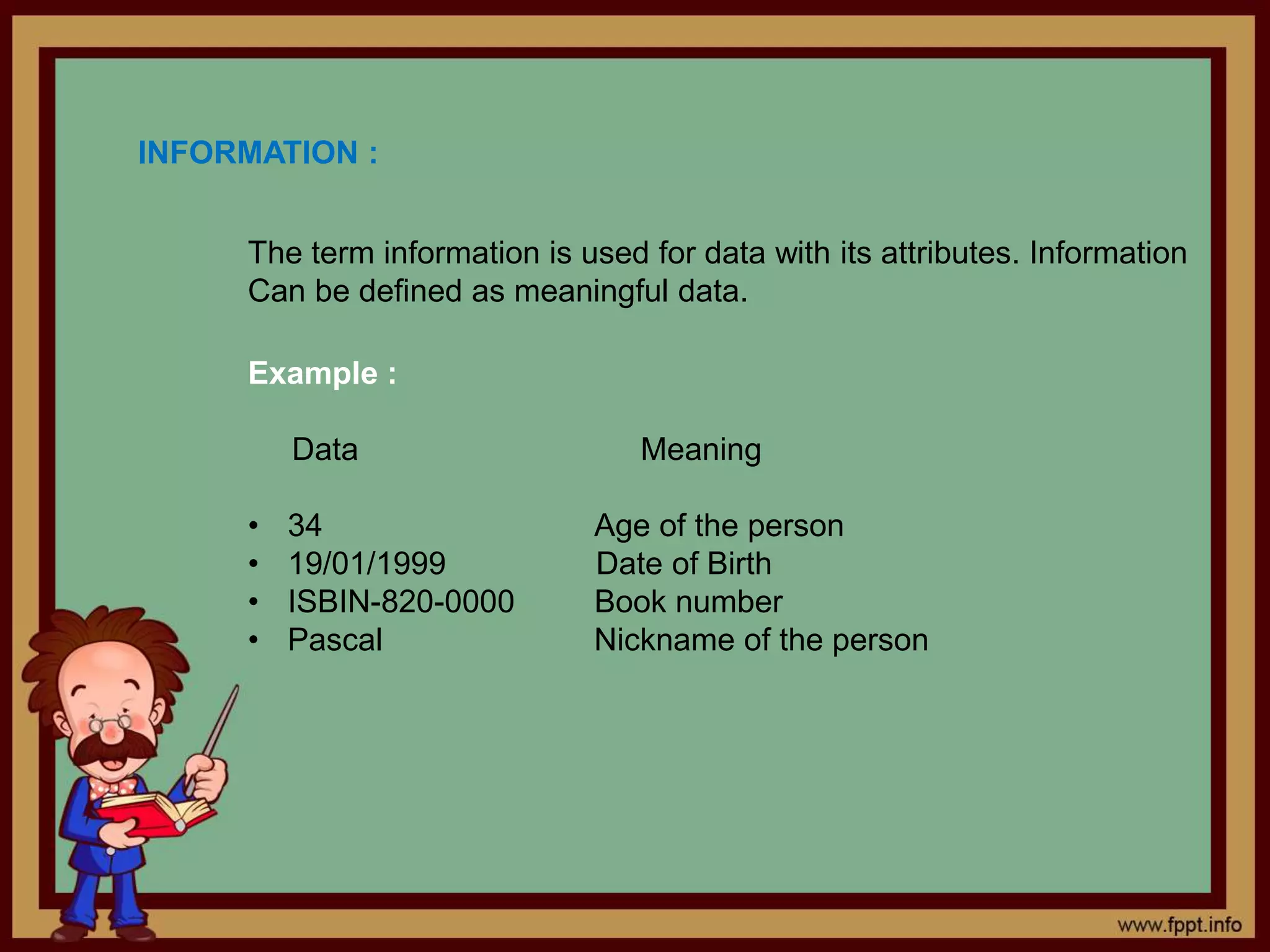 Data Structure Definitions Ppt