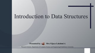 Data structure Basic ,Fundamentals, Types | PPTX