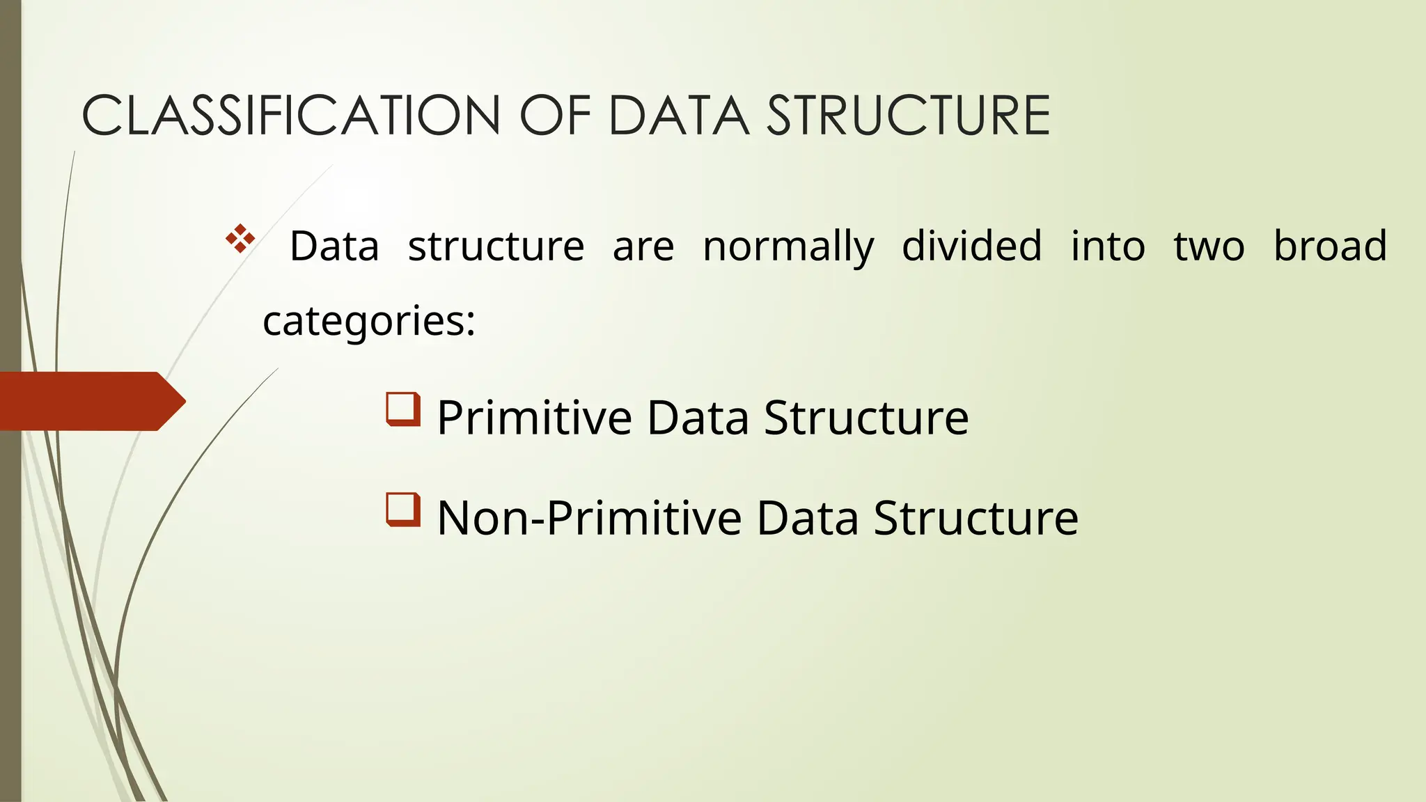 Data Structures Primitives And Non Primitives Pptx Databases