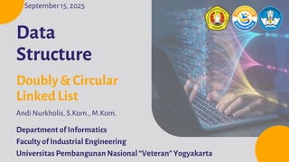 Data Structure - 5 Circular & Doubly Linked List | PDF