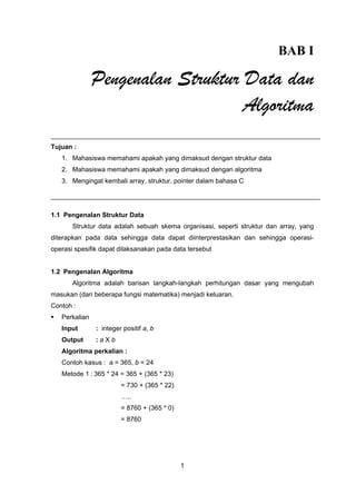 Data structure bab 1 | PDF