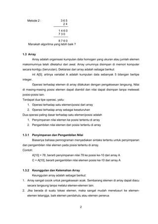 Data structure bab 1 | PDF