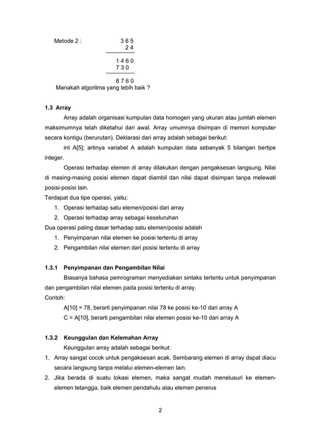 Data structure bab 1 | PDF