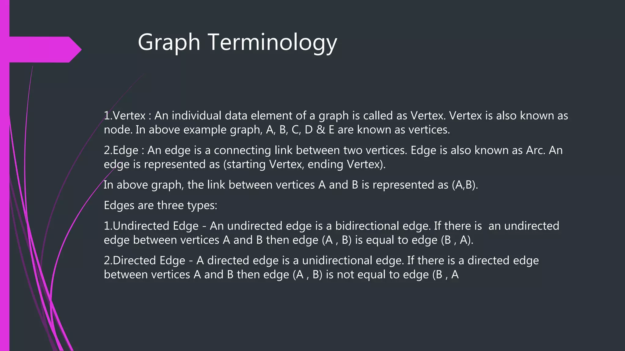 Data structure graphs | PPTX