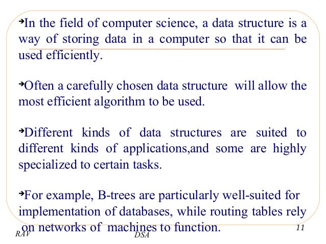 Data structure introduction