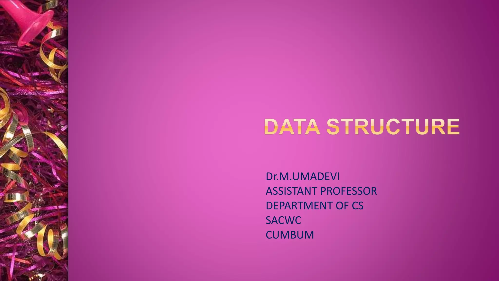 Data structure stack | PPT