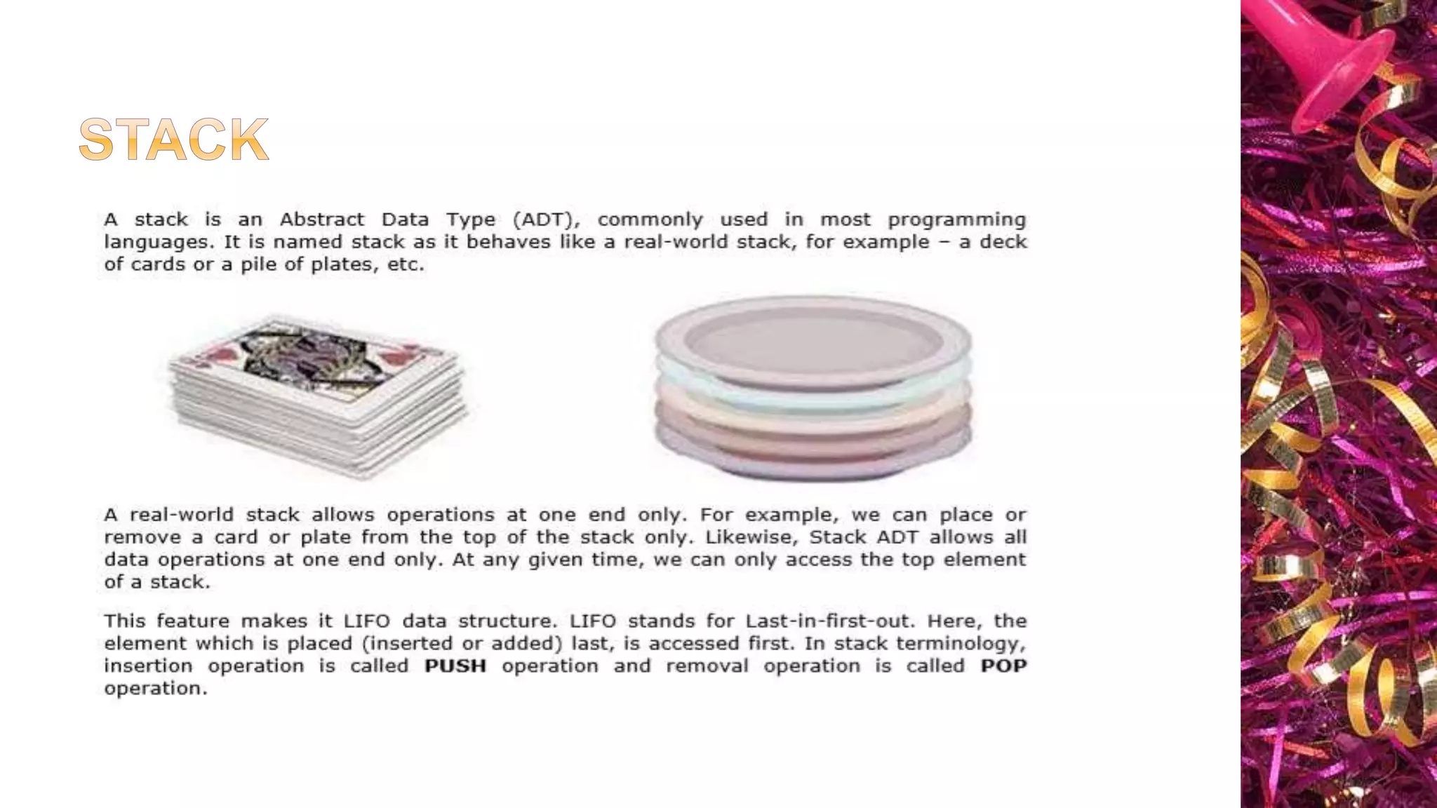 Data structure stack | PPT Data structure stack | PPT