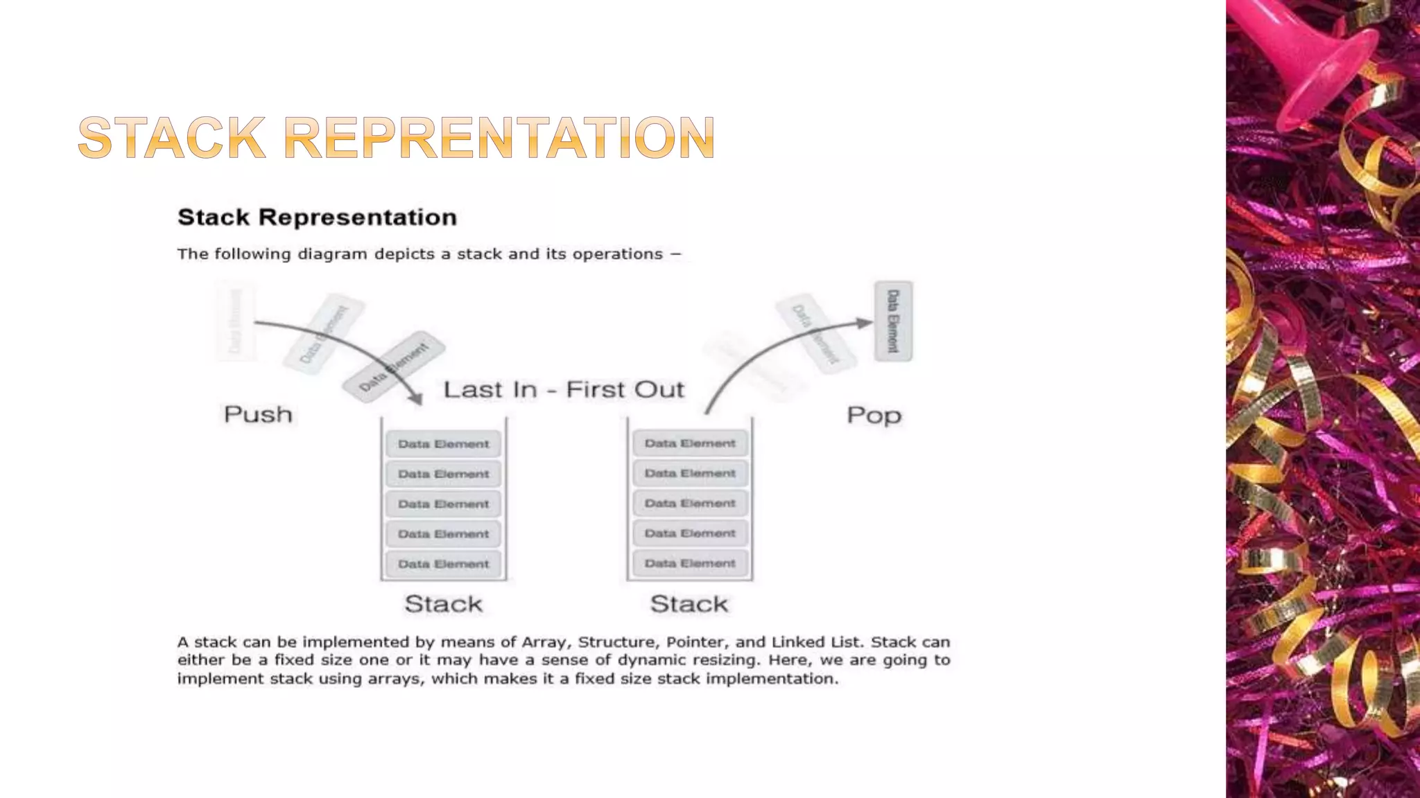 Data structure stack | PPT Data structure stack | PPT